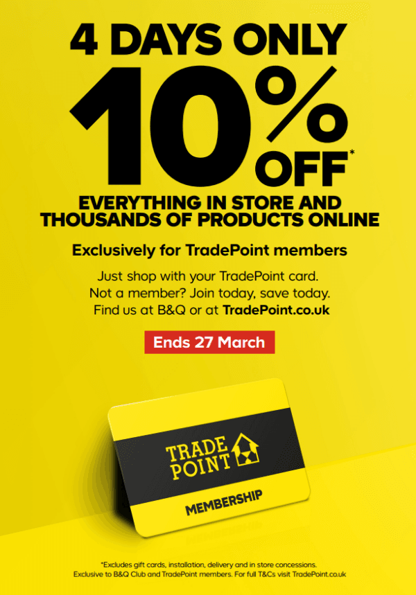 TRADEPOINT - 10% Off Everything in Store & Most Items Online This ...