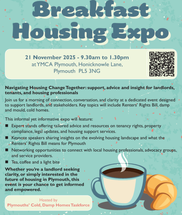 Plymouth Breakfast Housing Expo - 21st November 2025 - 9.30am to 1.30pm ...